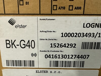 Honeywell ELSTER BK-G40 DN 80 counter | eBay