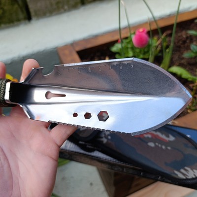 Metal Detecting Camping Garden Digging Tool Survival Mini Spade Shovel ...
