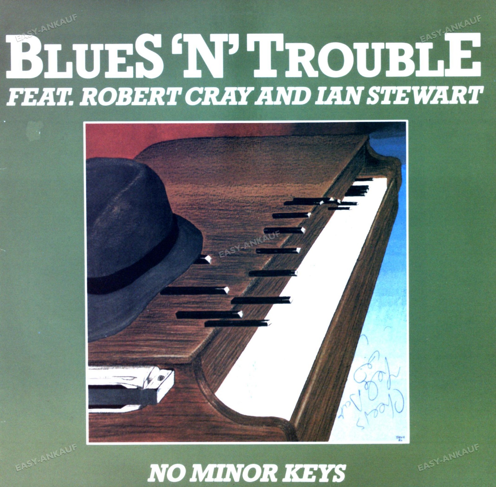 Blues 'N' Trouble feat. Robert Cray and Ian Stewart - No Minor Keys LP ...