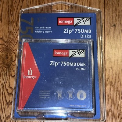 (NEW) Iomega Zip Disk 750MB Cartridge 3-Pack SEALED | eBay