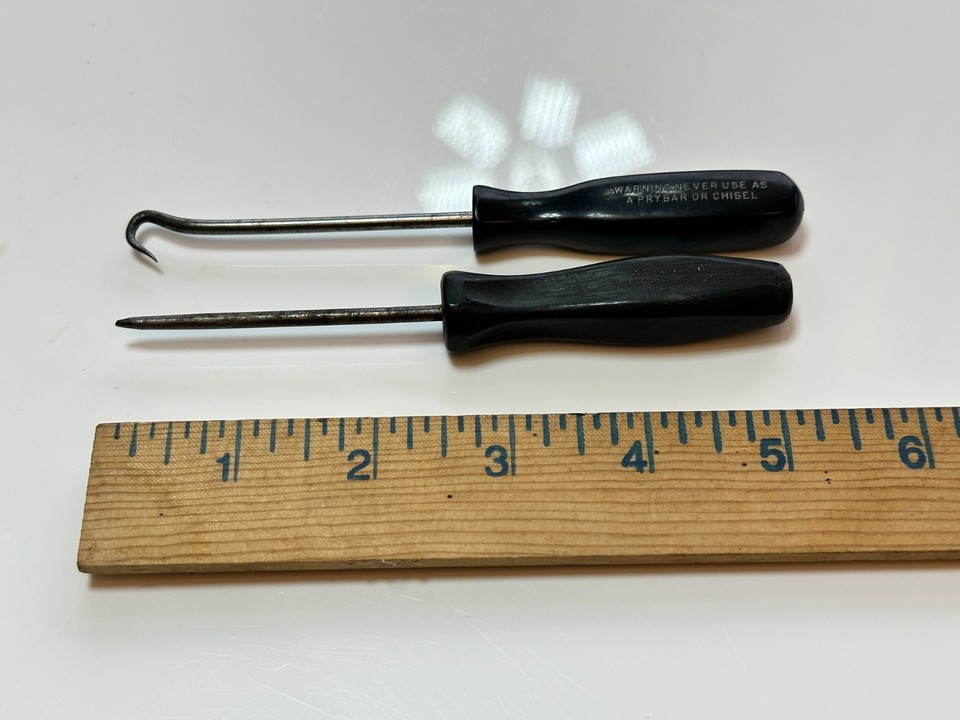Snap-On Tools USA 2pc Pick Set Lot, 3ASH Hook & 3ASH45A Modified ...