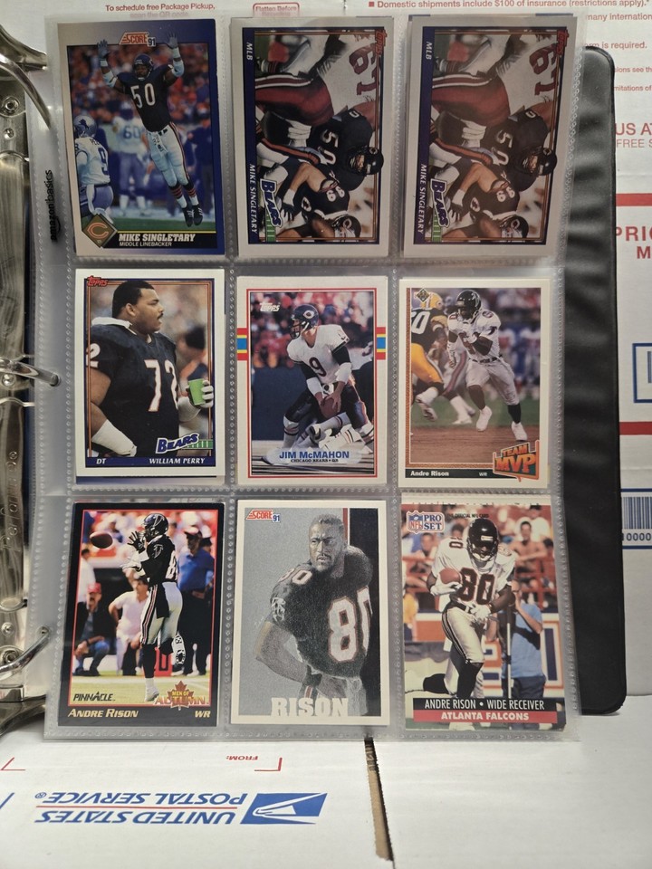 Modern & Vintage NFL Stars & Hall of Famers Binder Lot ~ 1980s–2020s ...