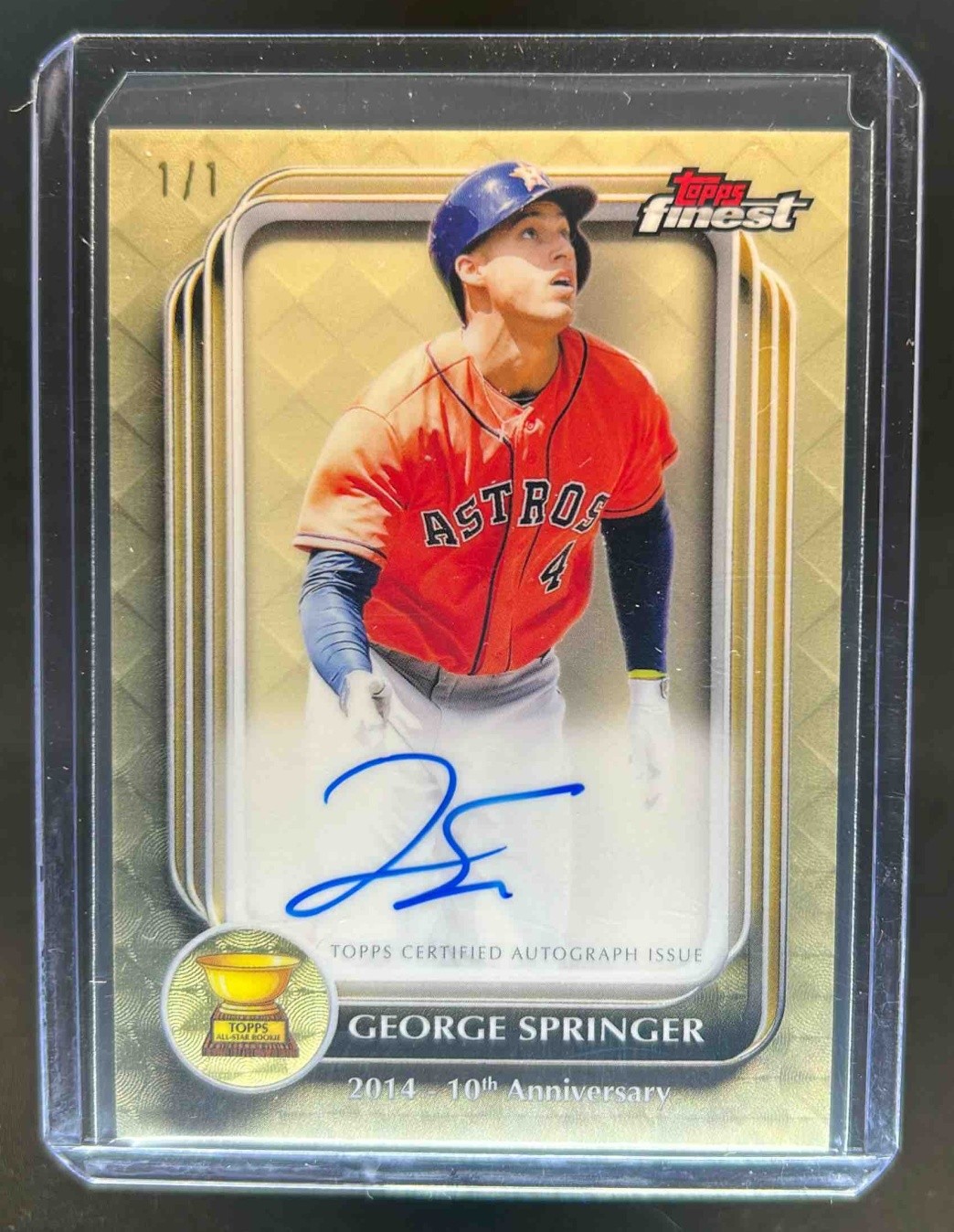 George Springer 2025 Topps Finest #141 Base Uncommon - SuperFractor /1 ...