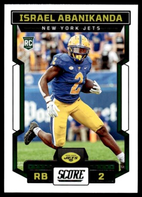 2023 Score Israel Abanikanda Rookie New York Jets #326 | eBay