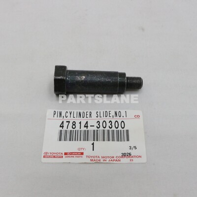 47814-30300 Toyota OEM Genuine PIN, CYLINDER SLIDE, NO.1(FOR REAR DISC ...