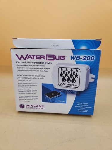 Winland WB-200 WaterBug 12V Transmitter Sensor Water Detection Device ...