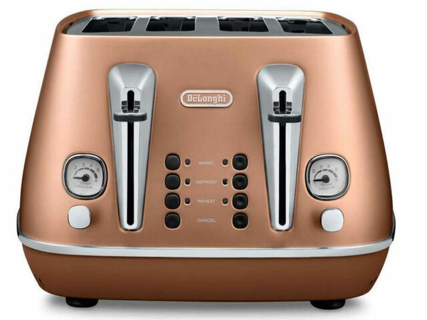 DeLonghi Distinta 4 Slice Toaster - Bronze for sale online | eBay