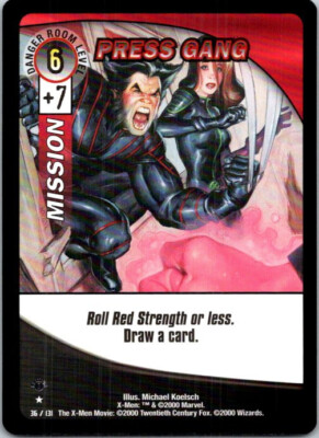 2000 X-Men The Movie CCG Press Gang | eBay