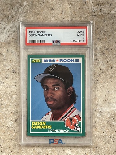 1989 Score Deion Sanders PSA 9 | eBay
