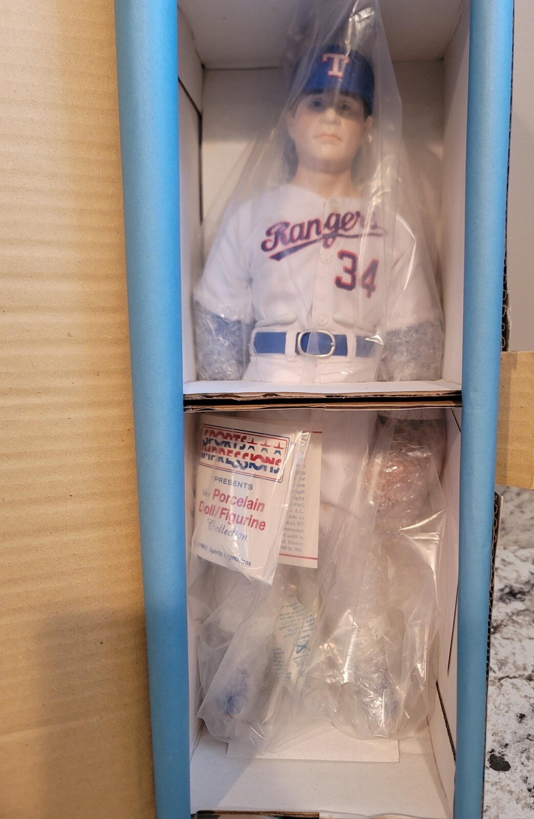 1992 Sports Impressions Nolan Ryan Porcelian Doll Figure New In Box! | eBay