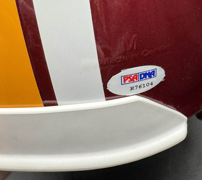 Robert Griffin III SIGNED Redskins F/S Helmet Rookie Graph PSA/DNA ...