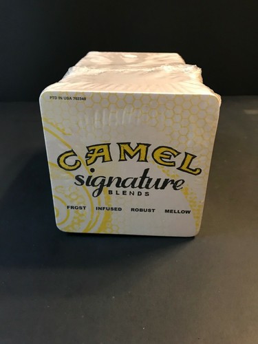 Camel Signature Blends Cardboard Coasters ~ 2007 NOS ~ Factory Sealed ...