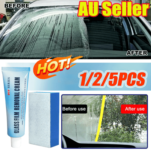 Car Glass Oil Film Cleaner Removal Cream Paste Windshield Water Spot ...