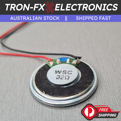 1PCS 32R 0.5W 28MM Ultra Thin Speaker with 14CM XH1.25 Cable 32 Ohm 0.5 ...