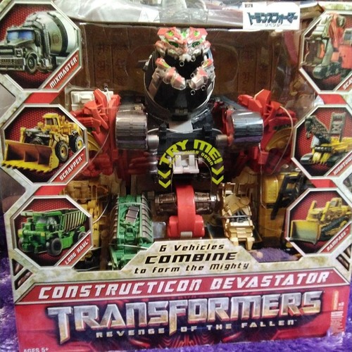 Figurine Transformers Devastator Construction Combiner grand jouet en ...