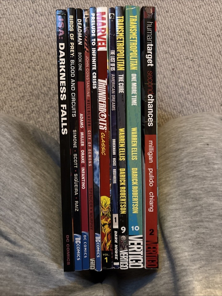 24 Graphic Novel Collection of Marvel DC and Vertigo Comic Books Bundle ...