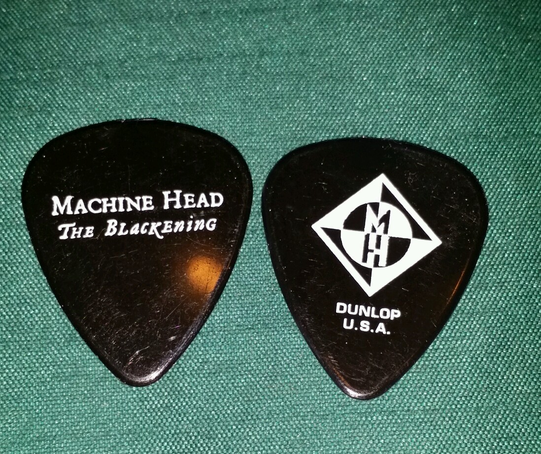 Machine head the blackening guitar pick | eBay