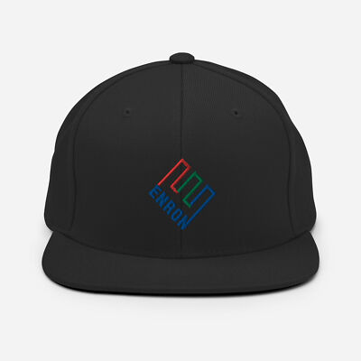 Enron Energy Embroidered Snapback Hat Funny Enron Cap Wall Street ...