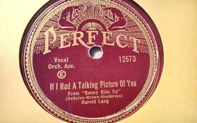 Harold Lang 78rpm Single 10-inch Perfect Records #12573 If I Had A ...