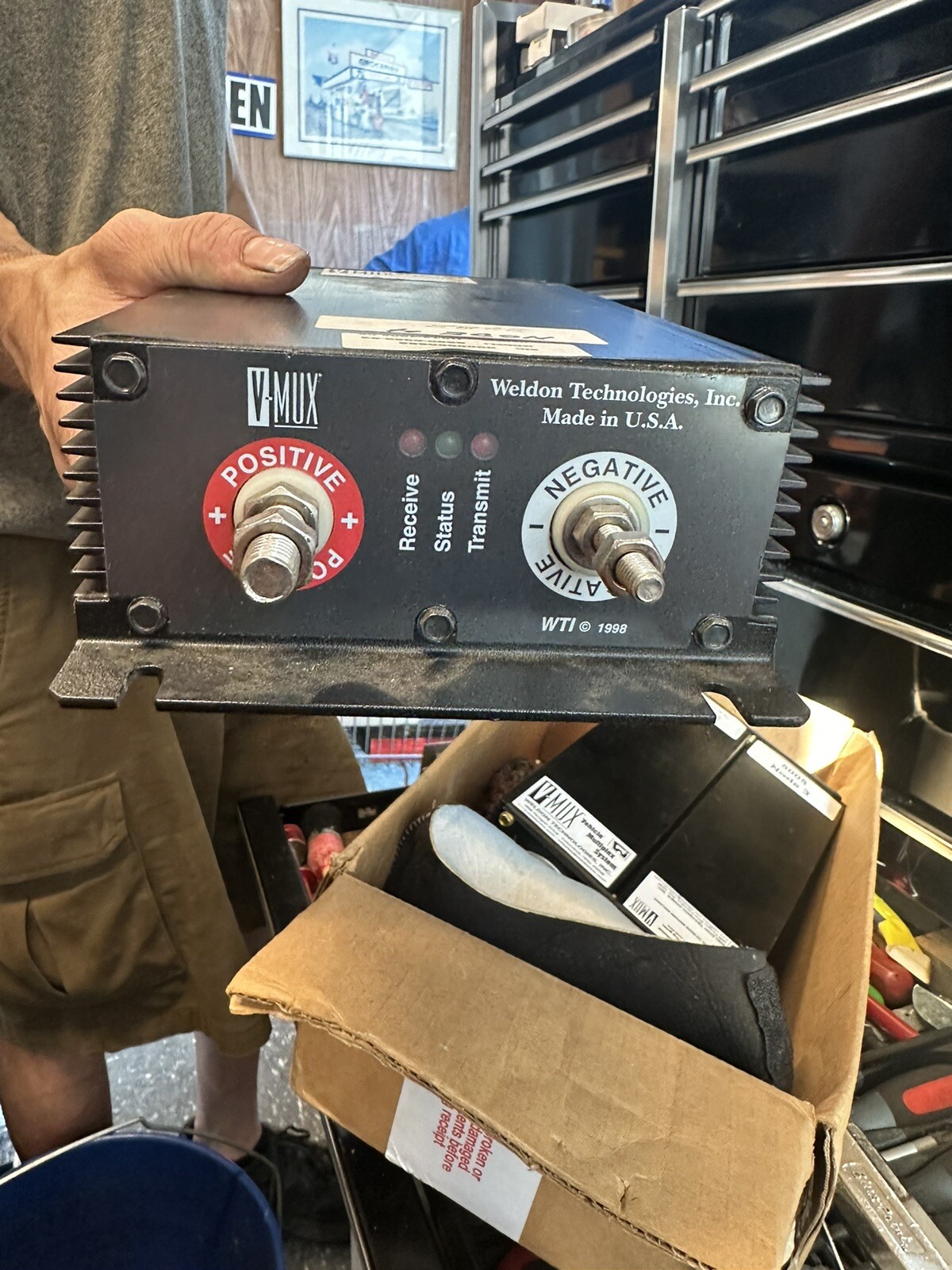 2 WELDON V-MUX Hercules Multiplex Input/Output Node System 6000-0000-04 ...