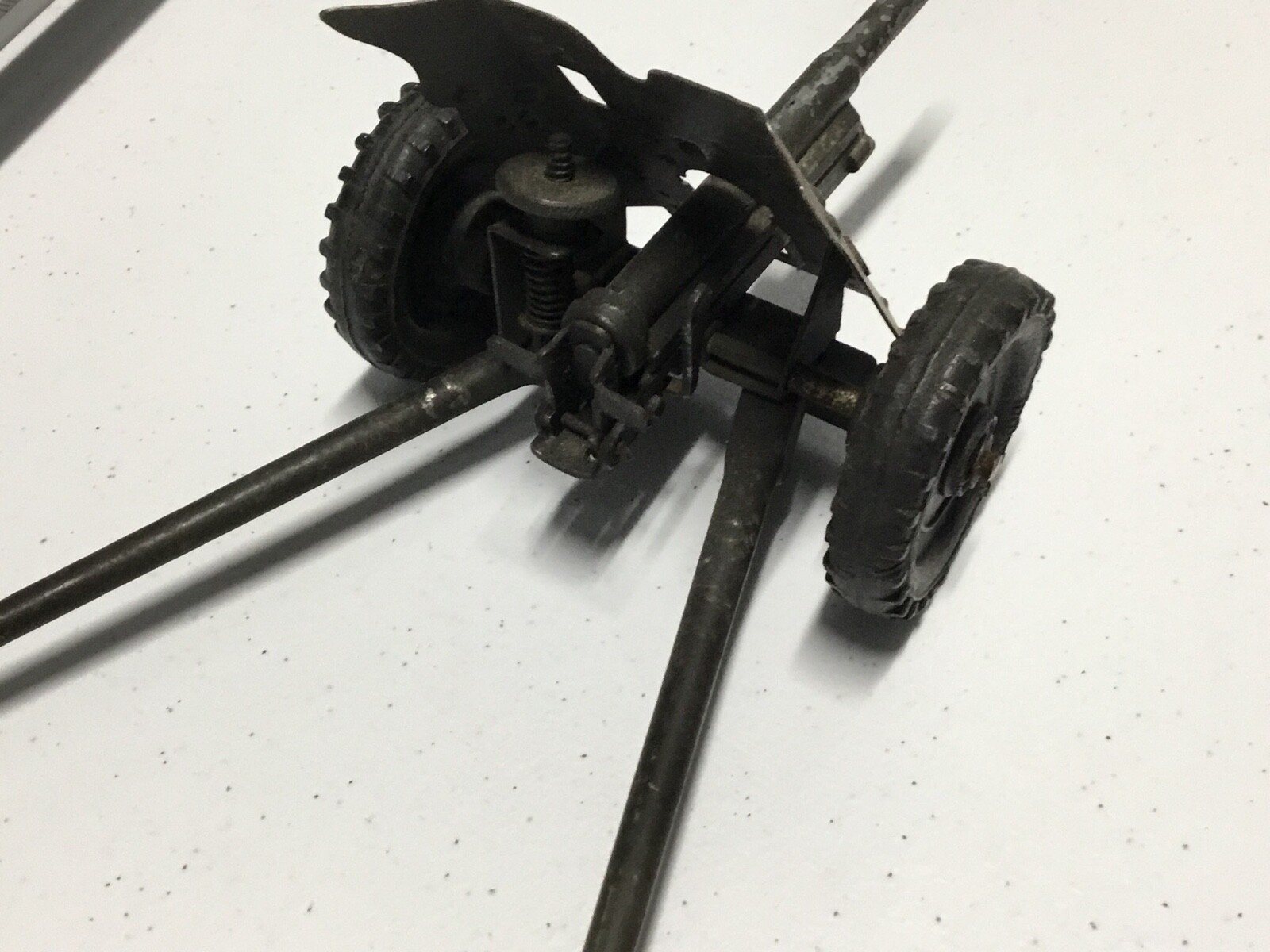 Elastolin Marklin gun MILITARY CANNON METAL TOY RARE soldier howitzer ...