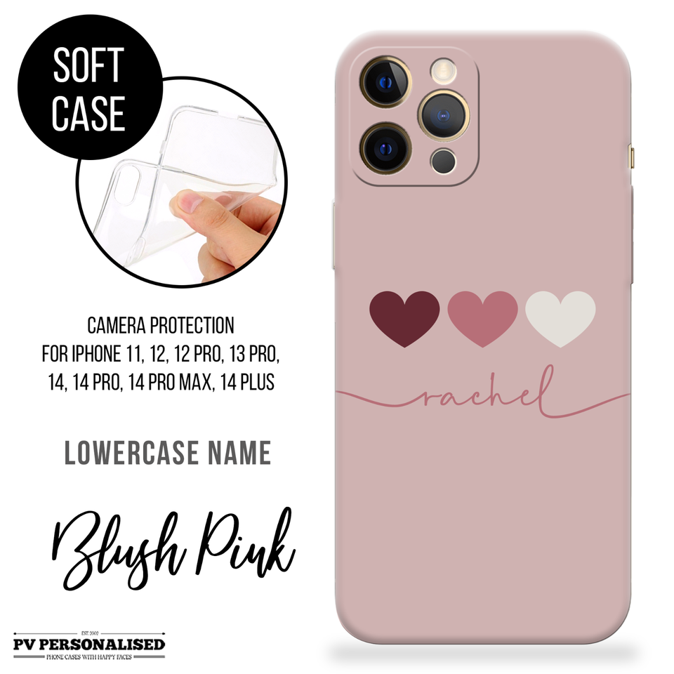 Personalised Phone Case For iPhone 11 12 13 14 15 XR Silicone Cover ...