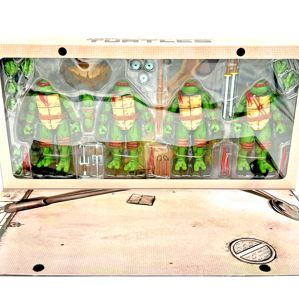 NECA TMNT Eastman & Laird’s Mirage Comics 7" Collectible Figures - You ...