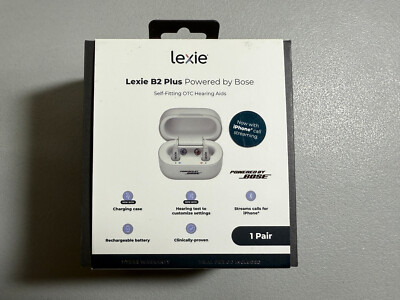 NEW Lexie B2 Plus OTC Hearing Aids Powered by Bose Rechargeable Hearing ...