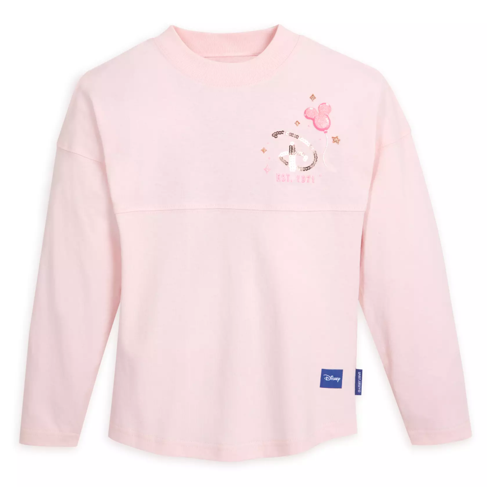Walt Disney World 2024 Disney Pink Sequins Mickey Balloon Spirit Jersey ...