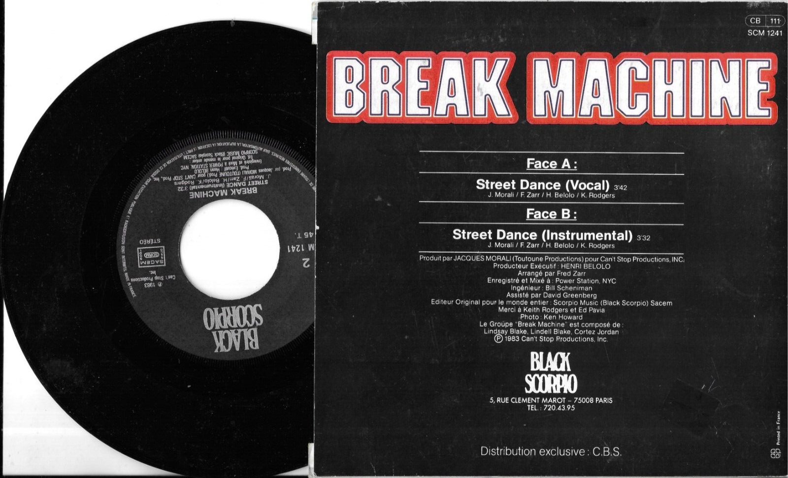 BREAK MACHINE STREET DANCE DE 1983 | eBay