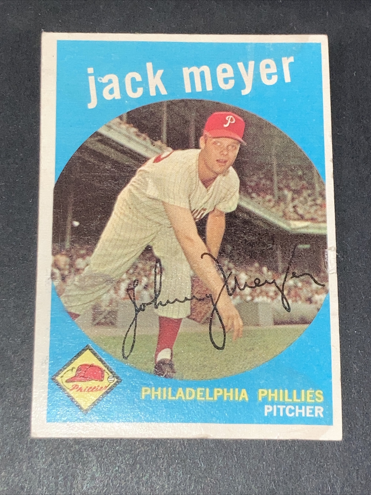 1959 Topps #269 Jack Meyer Pitcher Philadelphia Phillies | eBay