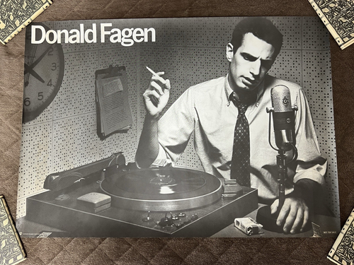 Donald Fagen / The Nightfly 1982 Japan Original Promo Poster B2 20x28in ...