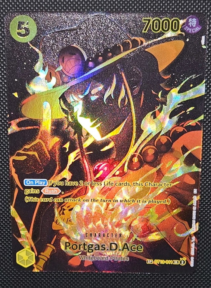 English SP One Piece Portgas.D.Ace ST13-011 Legacy of the Master OP12 ...