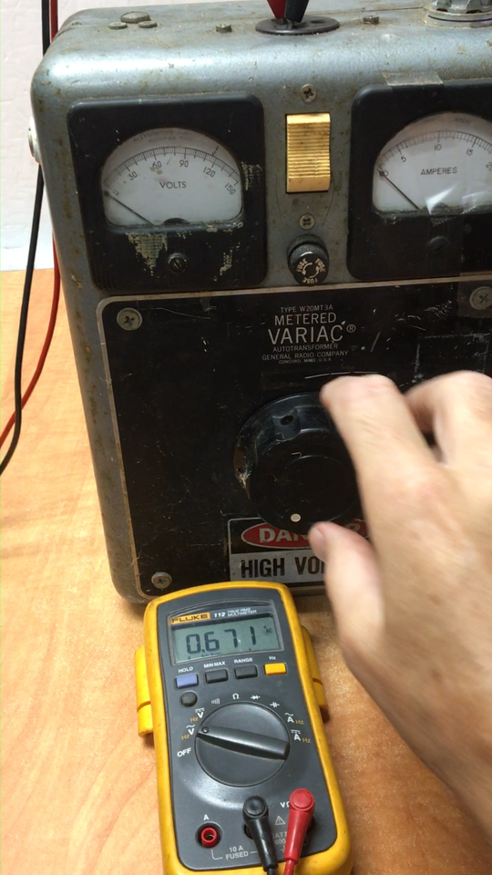 General Radio Gen Rad W20MT3A Metered Variac Autotransformer Tested see ...