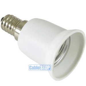 E14 Small Edison Screw SES to E27 SE Light Bulb Fitting Lamp Converter ...