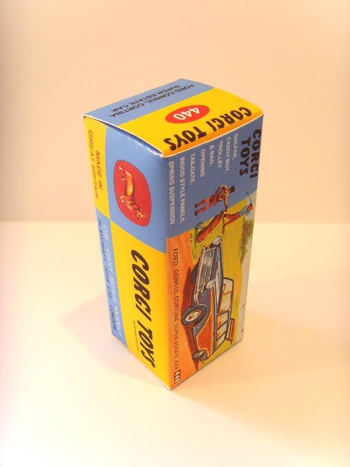 CORGI No.491 - FORD CORTINA ESTATE - Custom display/ Repro box & tray ...