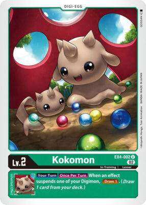 Kokomon EX4-002 U Alternative Being Booster Digimon TCG | eBay