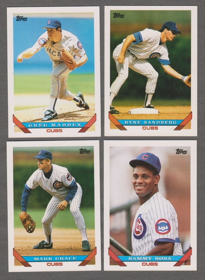 1980 to 2024 Topps Chicago Cubs Team Sets -- Pick Your Team and Year ...