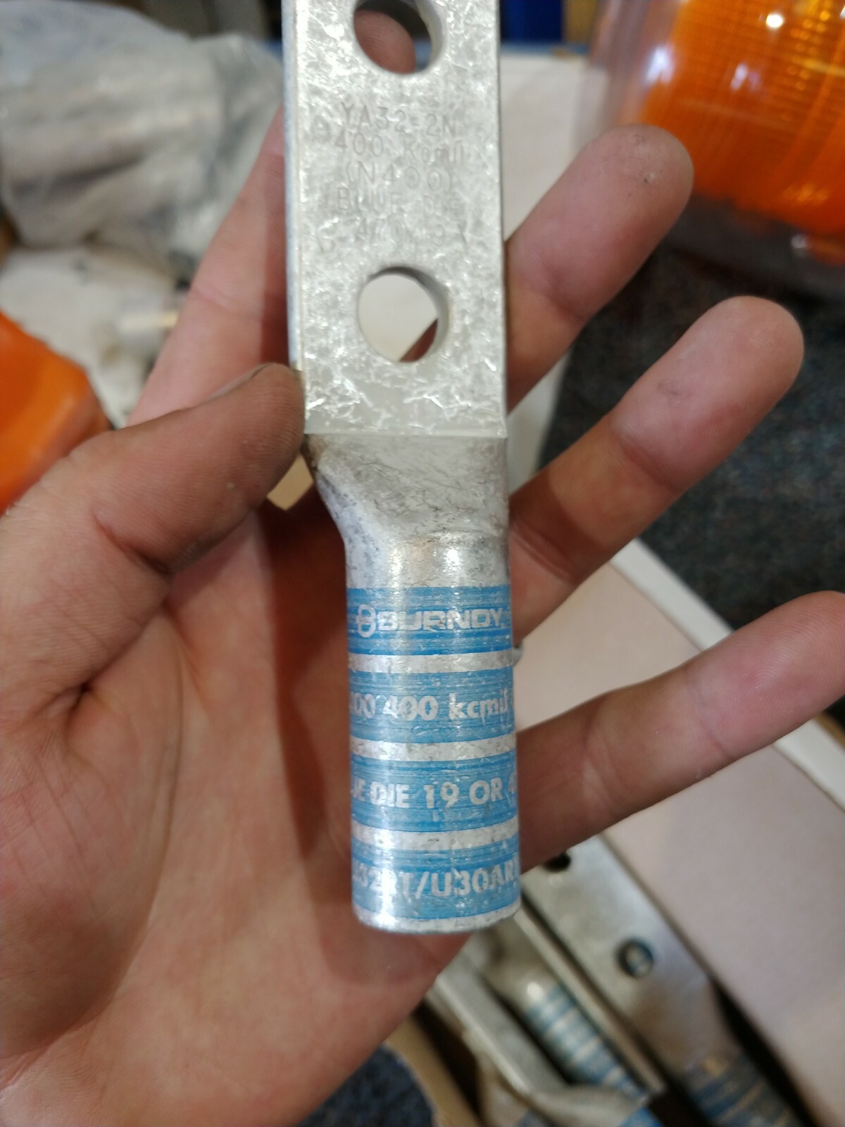 NEW BURNDY YA322N CRIMP LUGS 400KCMIL (Quantity of 1) | eBay