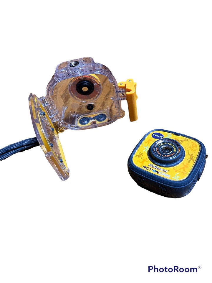 VTech KidiZoom Action Cam With Waterproof Case Yellow | eBay