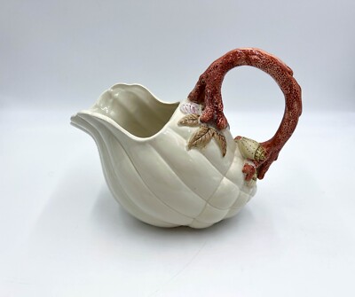Fitz And Floyd 1989 Conch Sea Shell with Coral Handle 36 Oz Pitcher | eBay