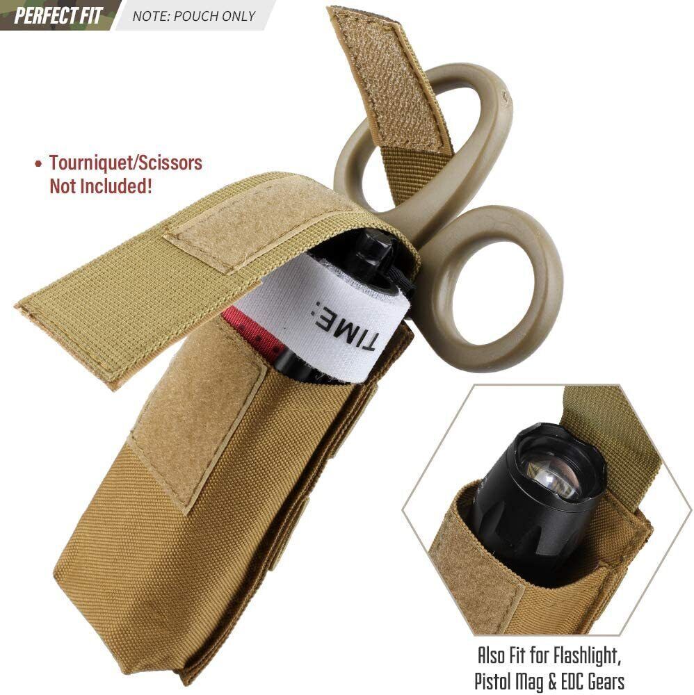 Tactical OC/Mace Spray Holder Pouch MOLLE Police Duty Pepper Spray ...