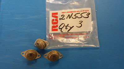 (1 PC) 2N533 SOLID STATE (EQUAL NTE121)TRANSISTOR BIPOLAR PNP -45V -10A ...
