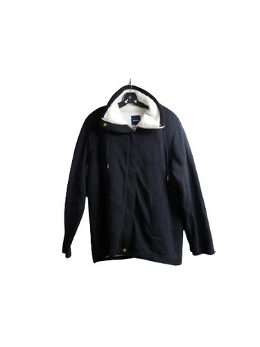 Basic Editions Jacket Adult 2X Black Full Zip Snap Sherpa Fleece ...
