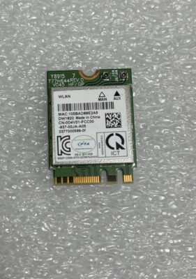 GENUINE DELL LATITUDE 5580 E5570 WIRELESS WIFI CARD DW1820 D4V21 0D4V21 ...