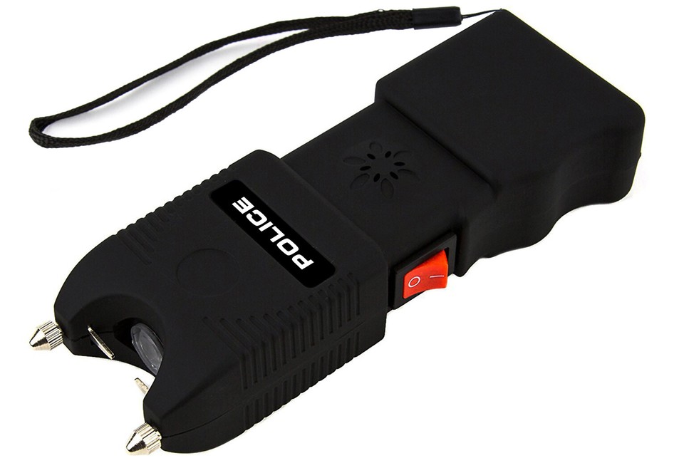 POLICE Stun Gun TW10-700 BV Heavy Duty Rechargeable LED Flashlight ...