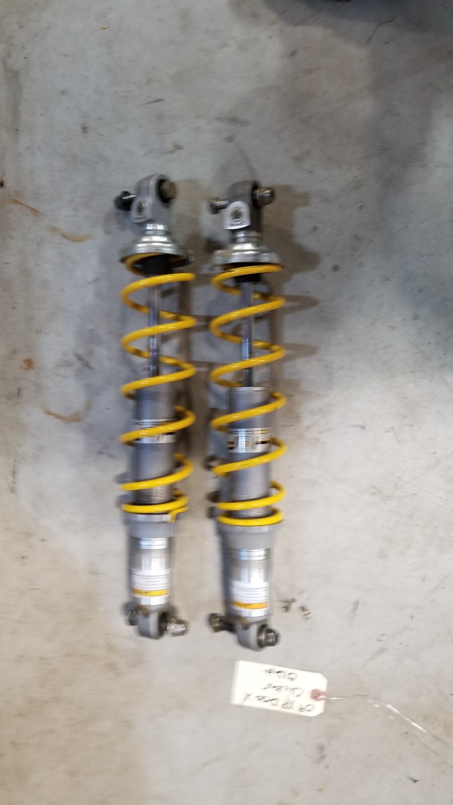 Skidoo HPG X Front Ski Shocks Spring 800r XS XP 600 Etec Clicker Doo ...