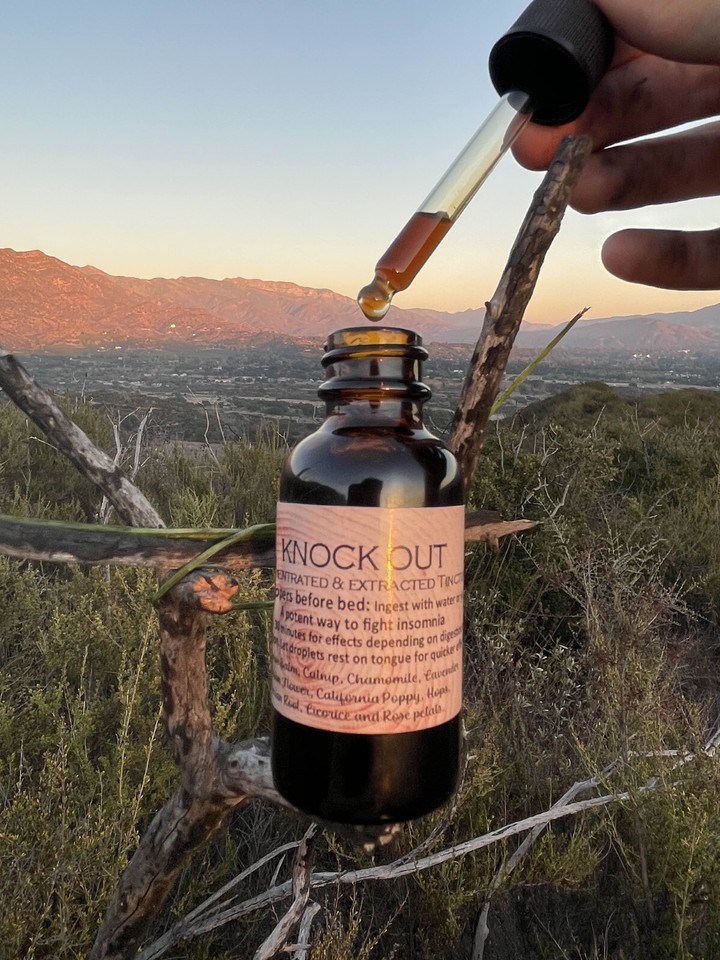 Knock Out Deep Sleep Tincture | Concentrated & Extracted | 100% Organic ...