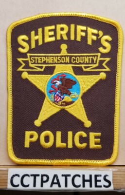 STEPHENSON COUNTY, ILLINOIS SHERIFF (POLICE) SHOULDER PATCH IL | eBay