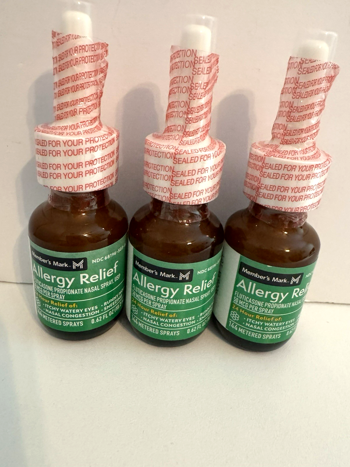 3 PACK Fluticasone Propionate 50mcg Flonase Nasal Allergy Spray Exp: 03 ...